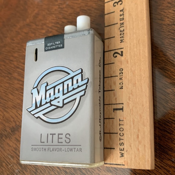 Other | Vintage Magna Lites Smooth Flavor Low Tar Cigarette Pack ...